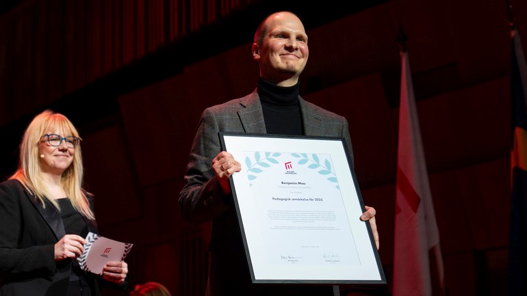 Benjamin Maus receives award for creative and engaging teaching ...